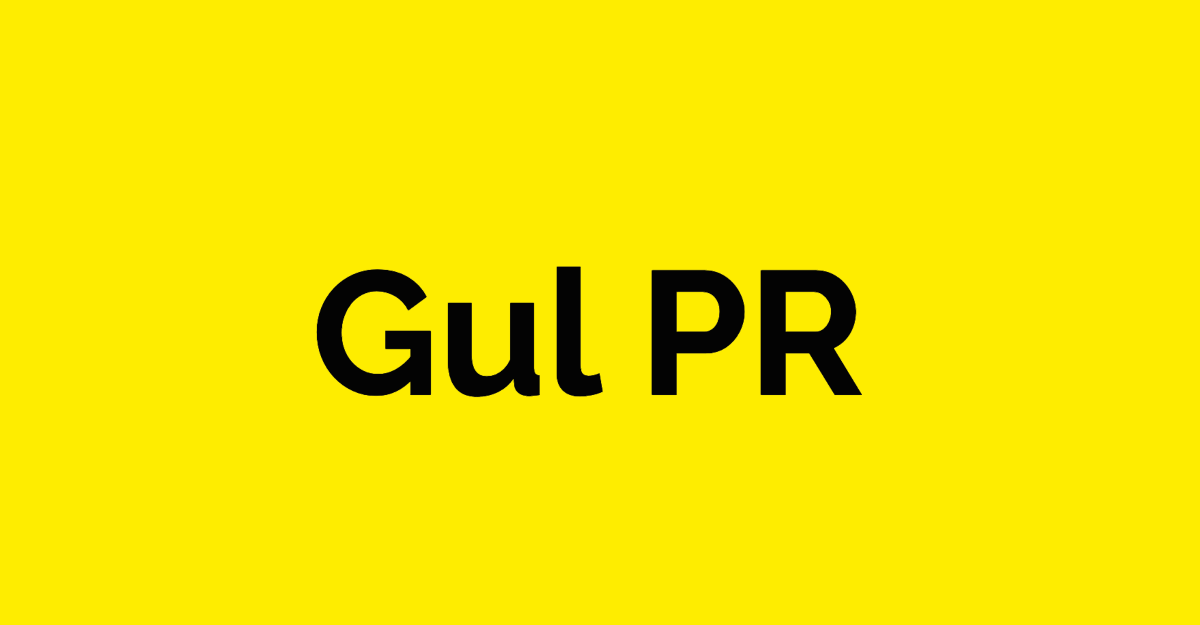 PR & kommunikationsbyrå i Örebro - Gul PR